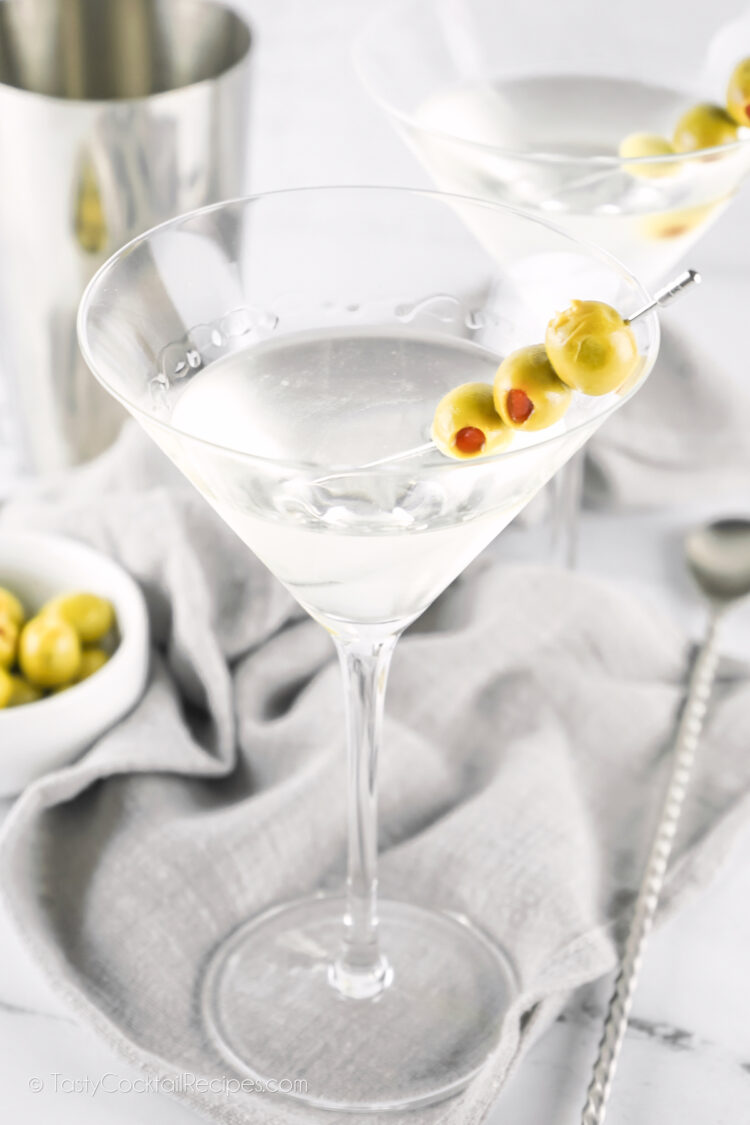 Classic Gin Martini Recipe - Tasty Cocktail Recipes