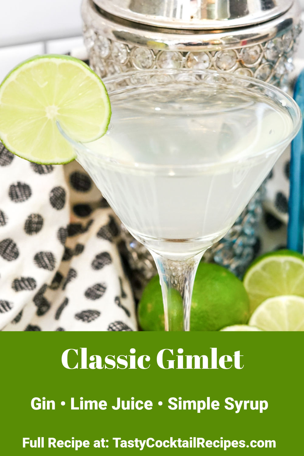 Classic Gin Gimlet Recipe - Tasty Cocktail Recipes