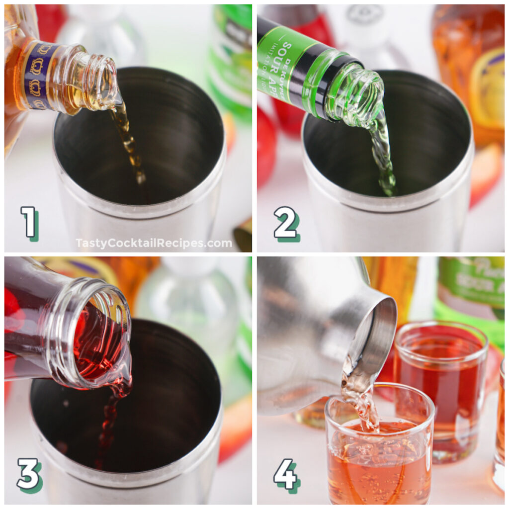 Washington Apple Shot Recipe - Tasty Cocktail Recipes